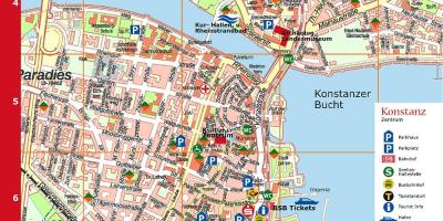 Munique mapa - Mapas de Munique, Baviera - Alemanha)